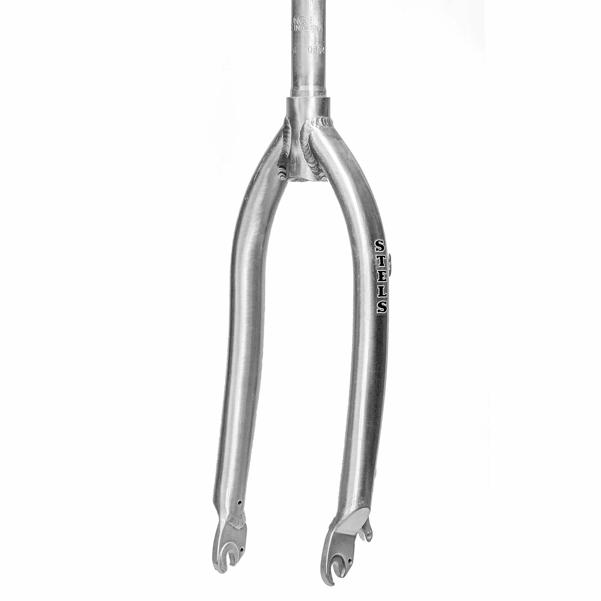 Вилка жесткая 20"x1-1/8", алюм, безрезьбовая, шток 300мм, под диск, серебристый