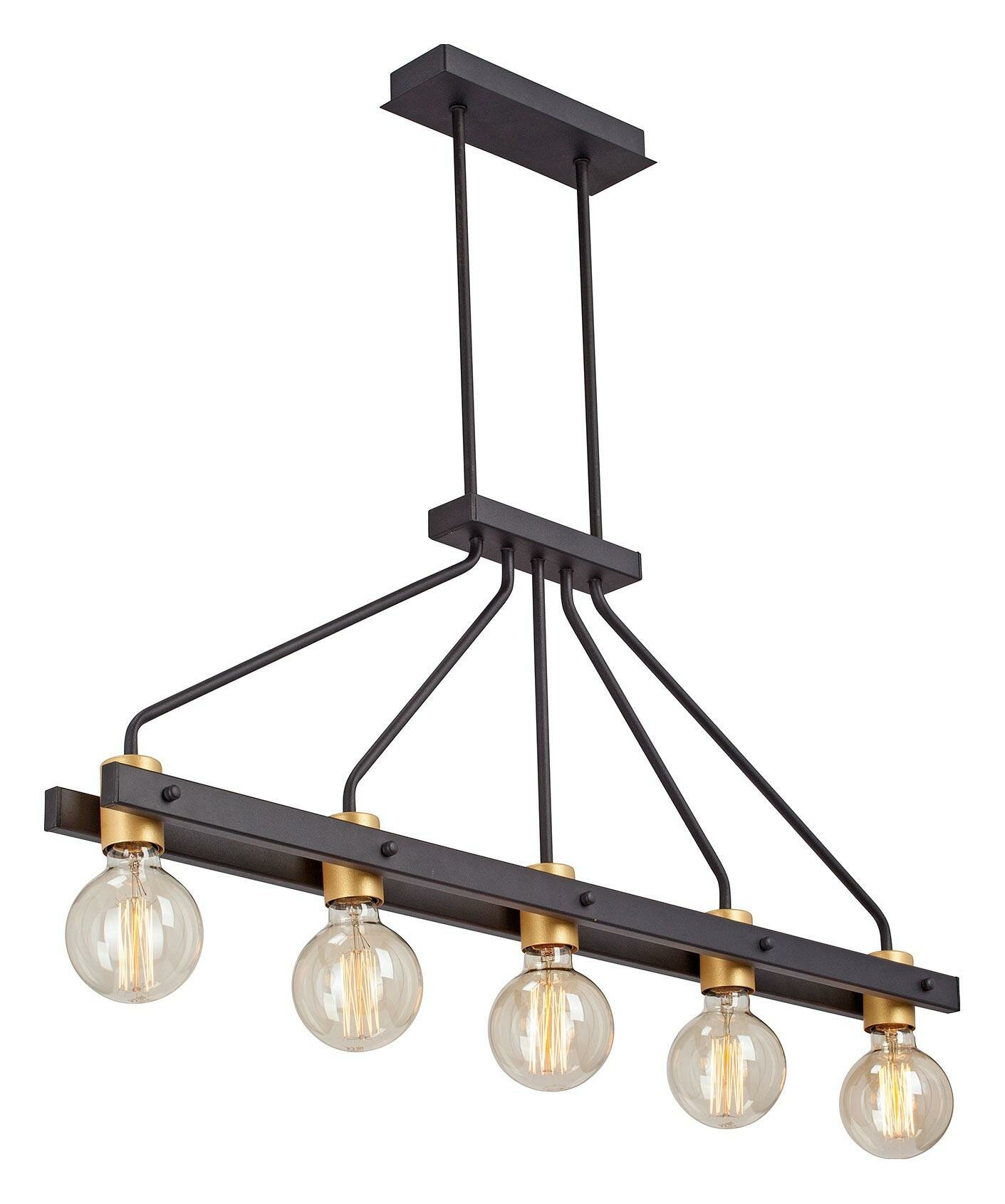 Люстра на штанге Vitaluce V3976 V3976-1/5PL Накаливания, Светодиодные Техно