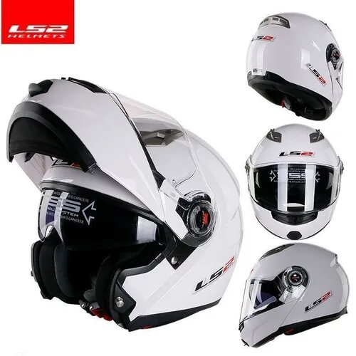 LS2 Мотошлем, цвет: белый, размер: XXL