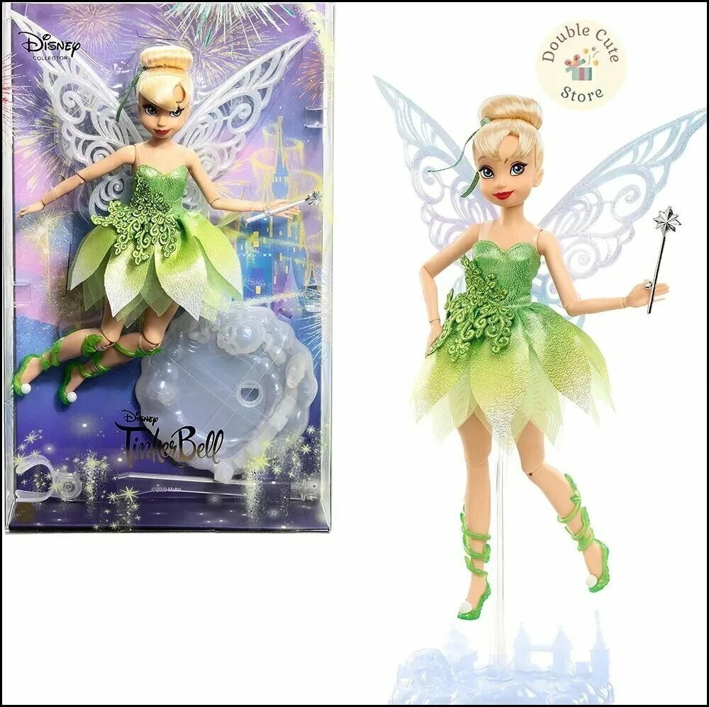 Кукла фея Динь-Динь 100 лет Disney 100 Years of Wonder Collector Tinker Bell коллекционная дизайнерская принцесса Mattel
