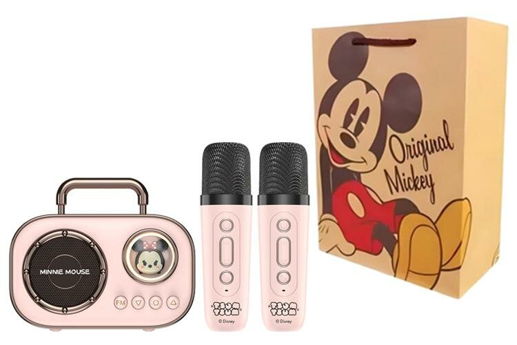Bluetooth-колонка Disney Dual Band шумоподавляющая, pink minnie, с двумя микрофонами, длительное 시간
