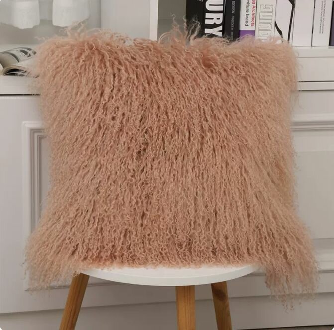 Настоящие шерстяные подушки, квадратные декоративные подушки, без сердечников