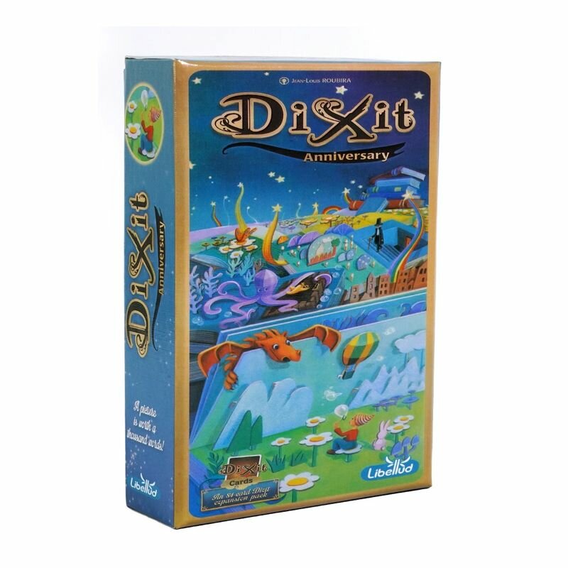 Расширенный пакет Dixit Anniversary (Диксит) (original English version). Игра на английском.(синий, салатовый)