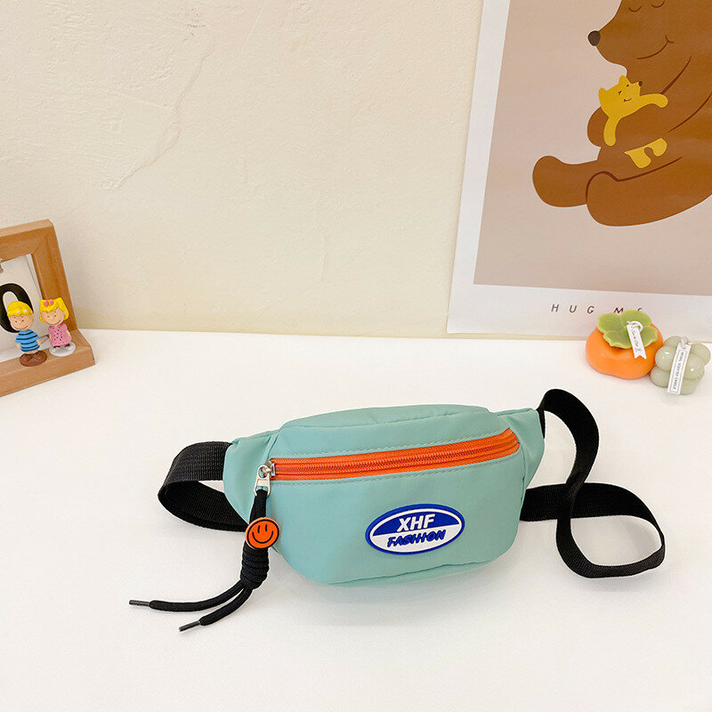 Детская сумка через плечо стильная для мальчиков и девочек с дизайном букв модный аксессуар поперек тела из нейлона с прочными
