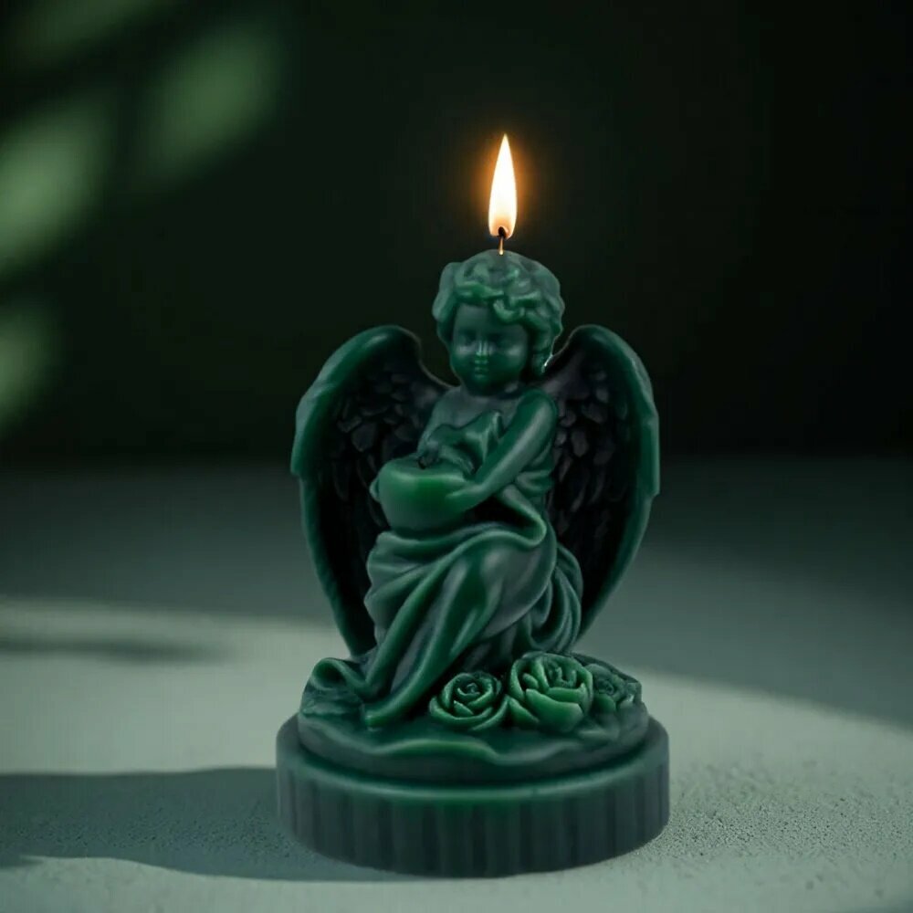 Силиконовая форма ангел молд для Гипсовой, свеча, мыла и шоколада