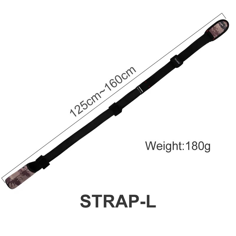 Защитный чехол для удочек TEASER, Цвет: l, 125-160см, 180g, Strap-L