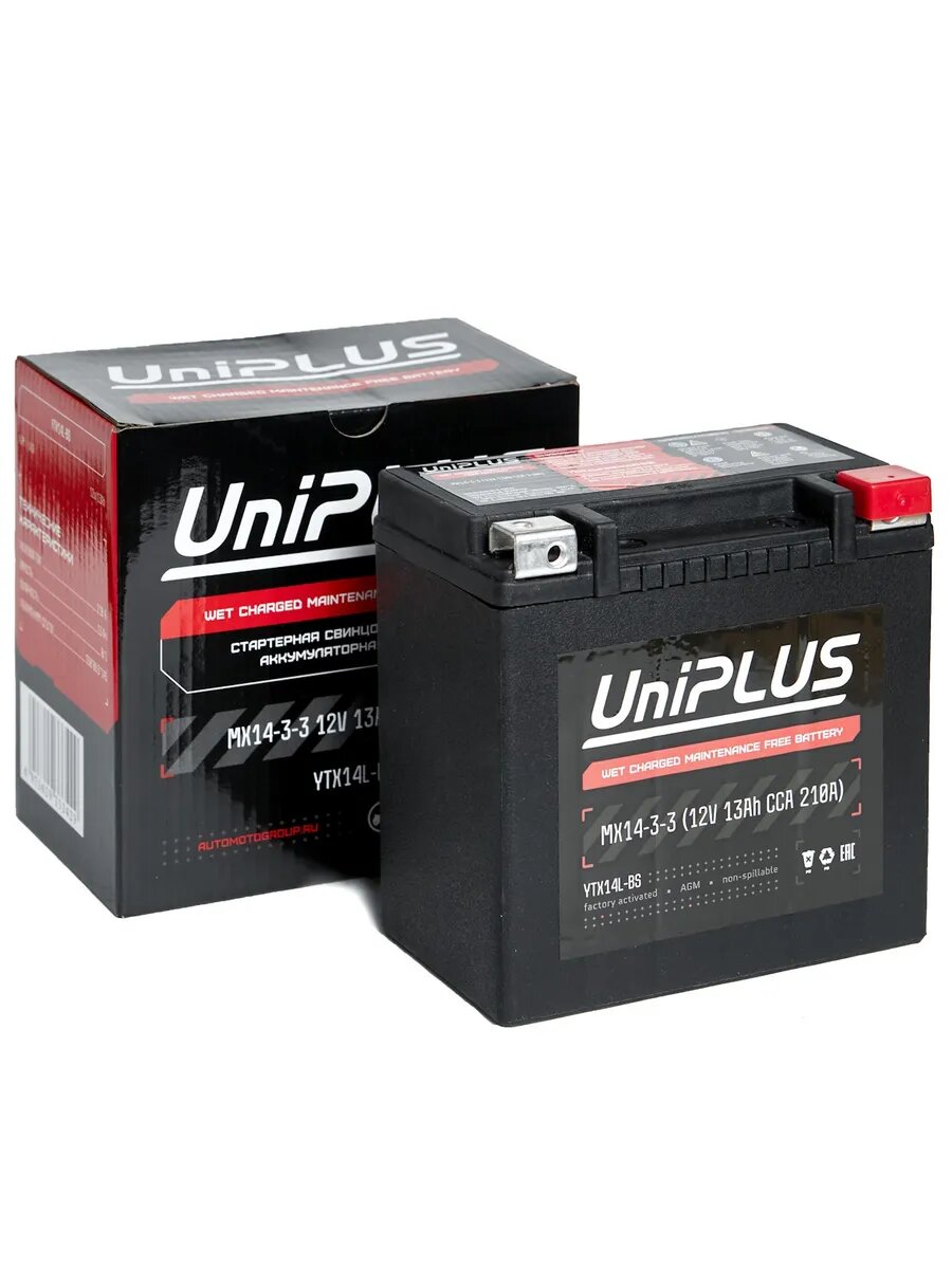 Аккумулятор Leoch UniPLUS MX14-3-3 12V 13Ач обр. пол.