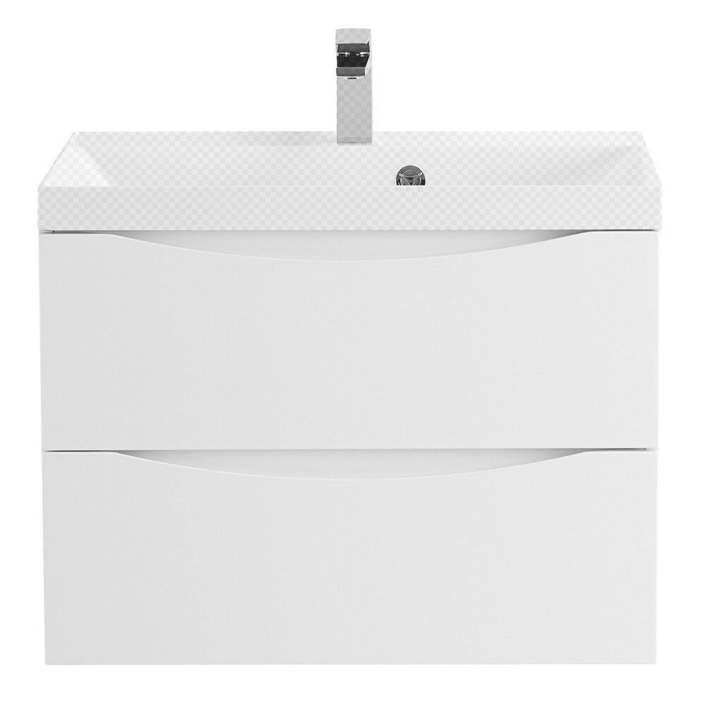Тумба под раковину BelBagno Marino 700-2C-SO-BL-P Bianco Lucido
