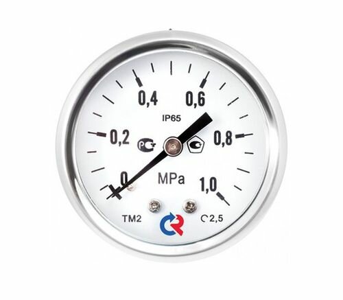 Манометр Росма ТМ-121Т (0-0.6МПа) G1/8 2.5 коррозионностойкий виброустойчивый (готовый к гидрозаполнению) 40мм, тип - ТМ-121Т, осевое присоединение, 0-0.6МПа, резьба G1/8, класс точности 2.5