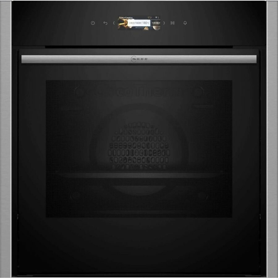 Духовой шкаф электрический Neff B54CR31N0, черный/нержавеющая сталь