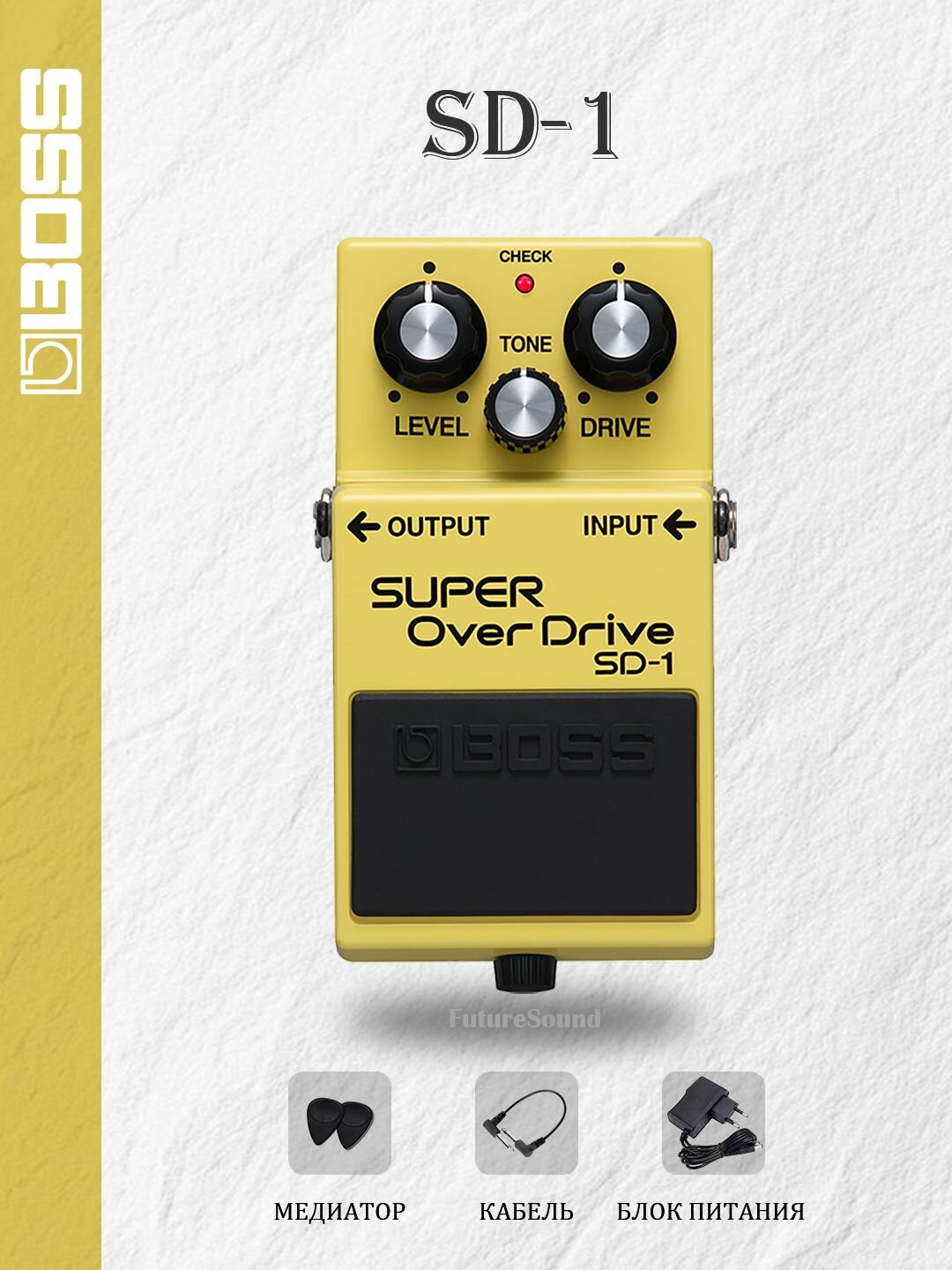 BOSS SD-1 перегруз педаль эффектов электрическая гитара аксессуары