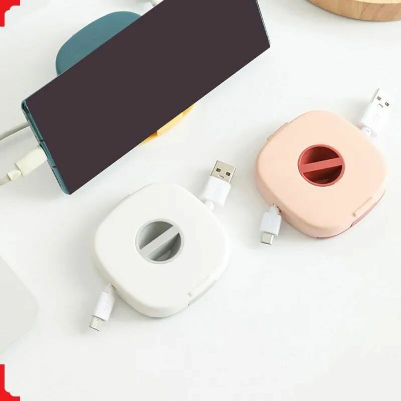 4 шт. Устройство для намотки шнура, чехол для управления проводами, катушка для кабеля, подставка для телефона