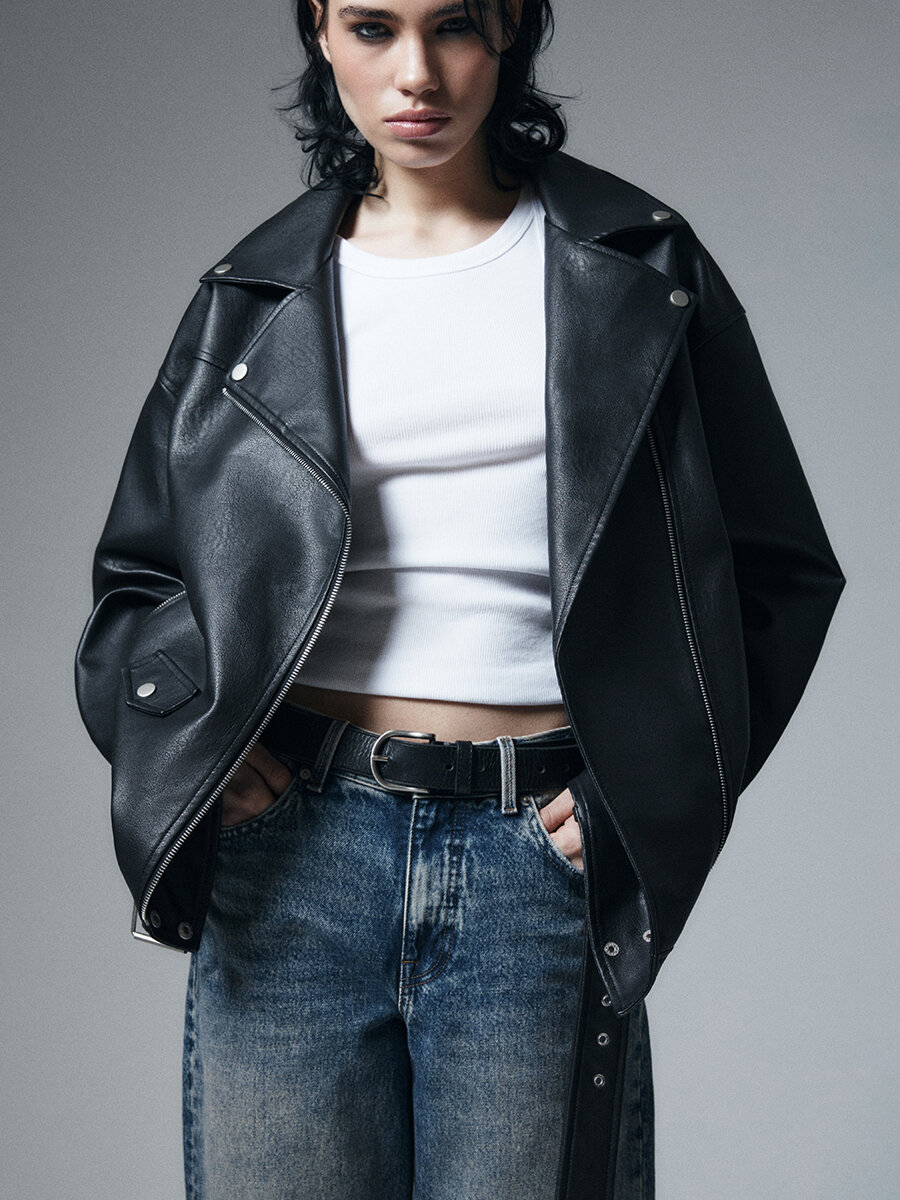 Куртка кожаная только on-line