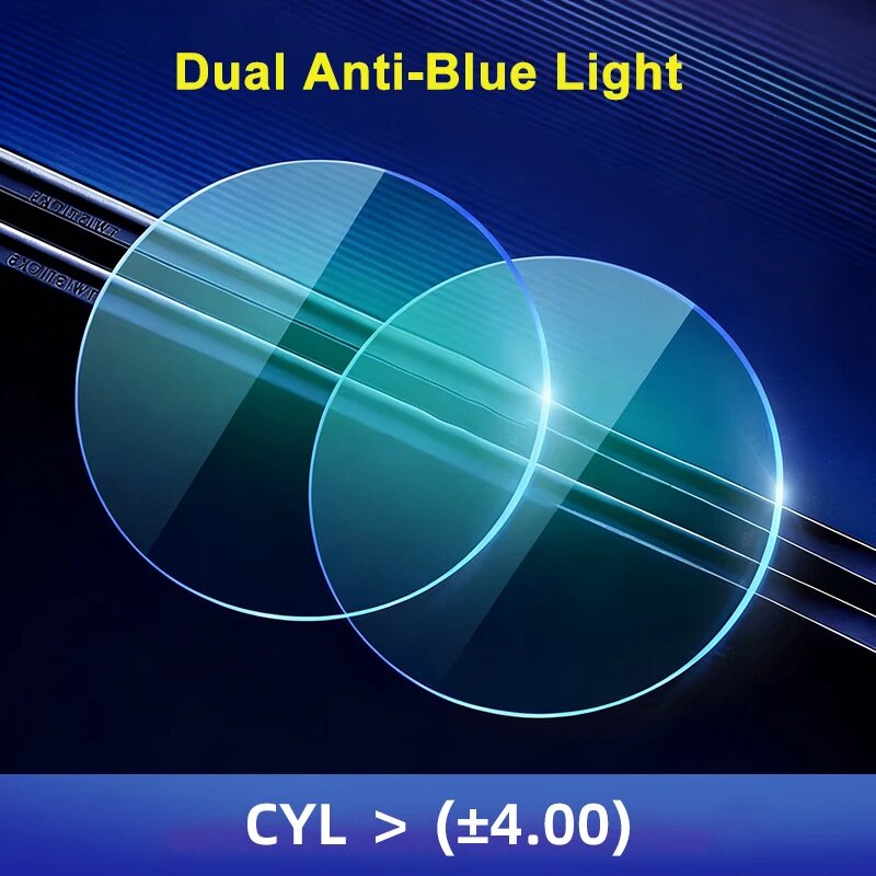 Линзы Dual Anti-Blue Light CYL > (±4.00) Anti Blue CYL425-600, 1.61