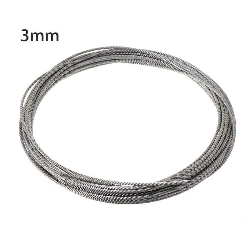 Трос из нержавеющей стали 10 м 7×7, 3mm