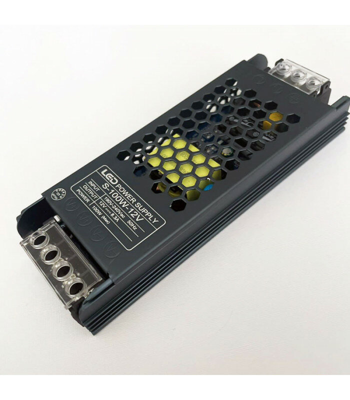 Блок питания, 12 Вольт DC, 100Вт, IP33