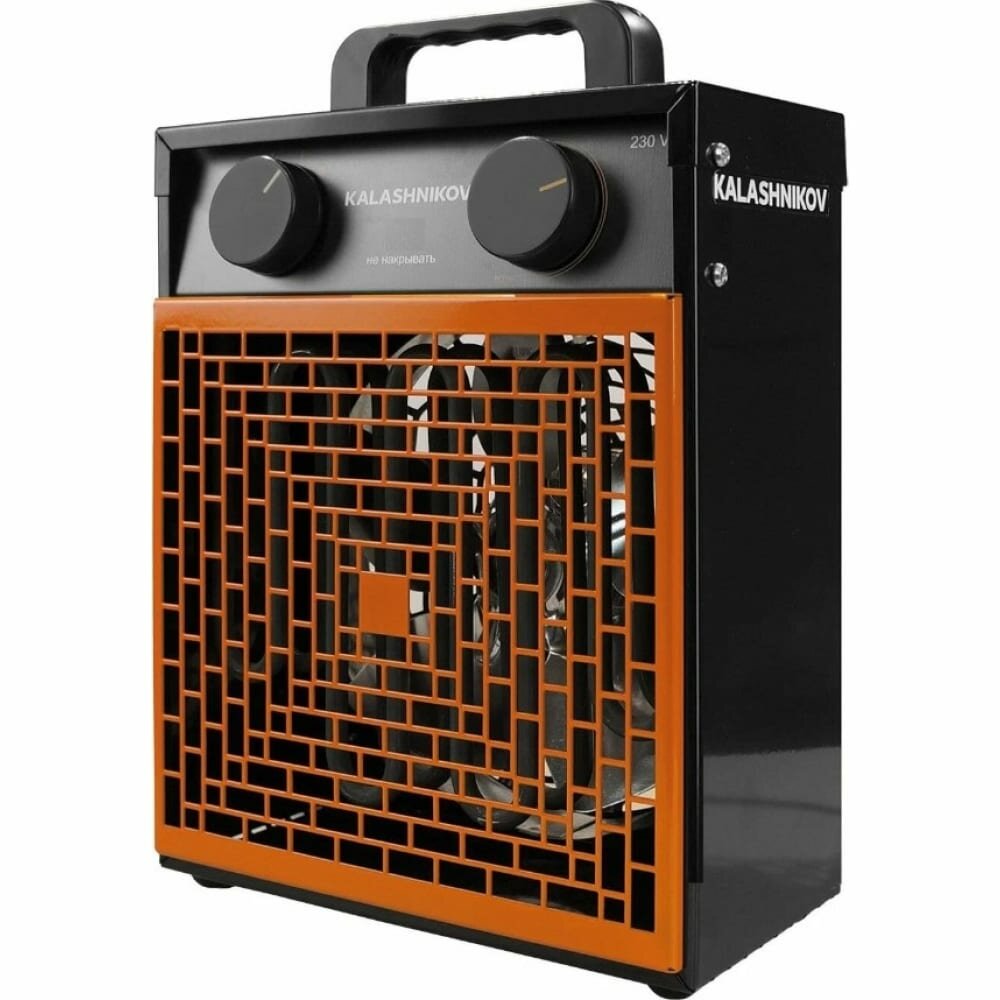 Электрический тепловентилятор Kalashnikov KVF-E5-12, из метала