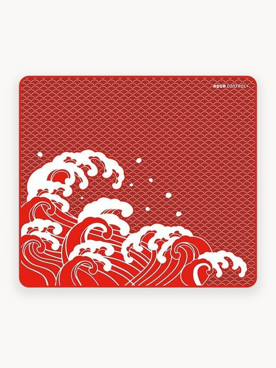 Коврик для мыши X-raypad Aqua Control Plus Wave Fire XL Square (500x500x4мм)