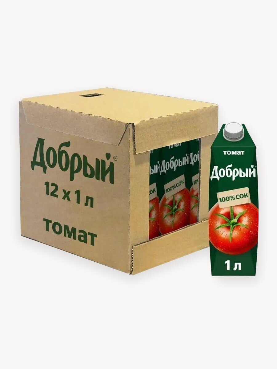 Сок Добрый Томат, 1л х 12шт