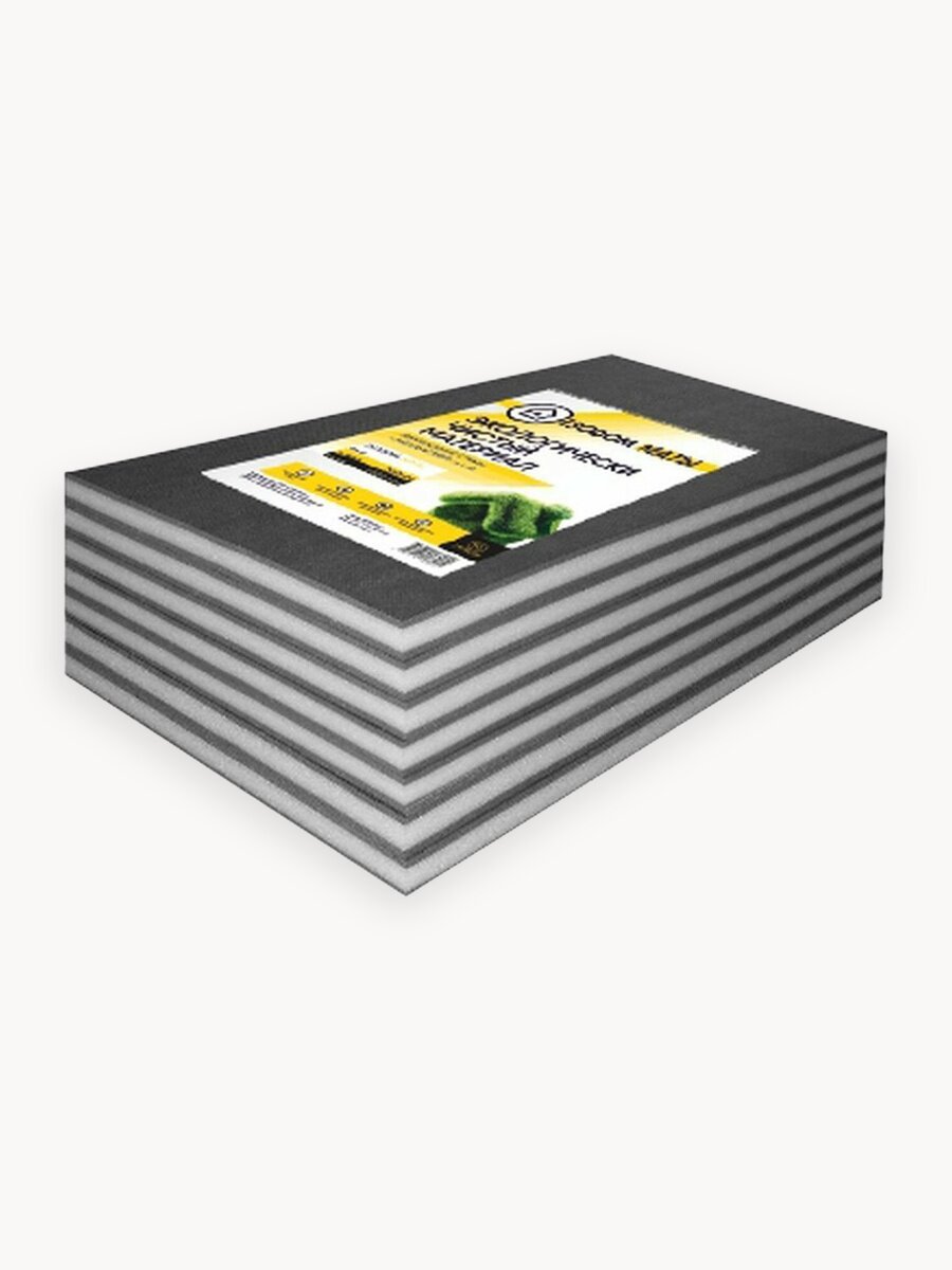 Тепло-звукоизоляция ISODOM Евроблок 20 мм 0,6 кв. м