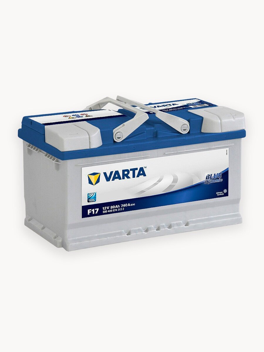 Аккумулятор автомобильный VARTA F17 BLUE dynamic 80 а/ч 740А VAR580406-BD
