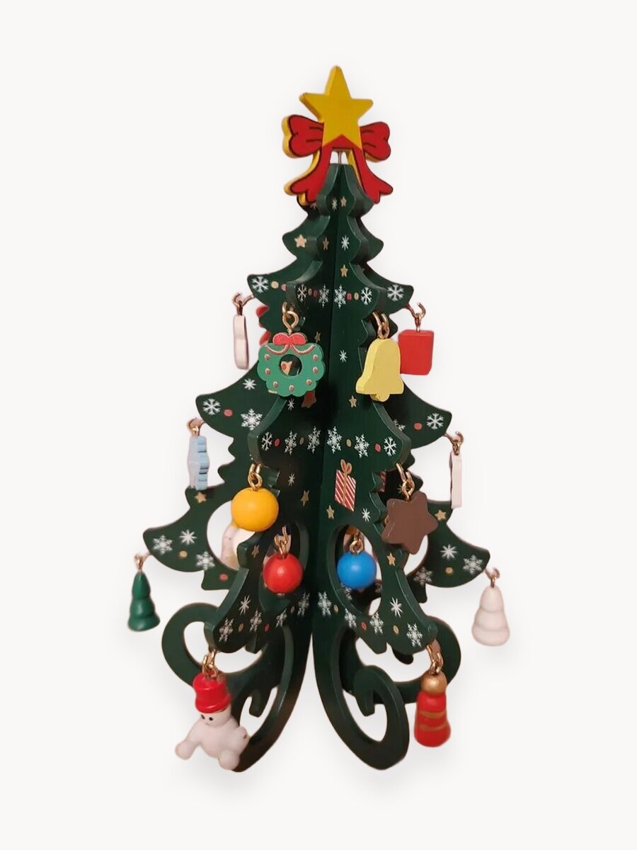 Елка мини настольная с игрушками