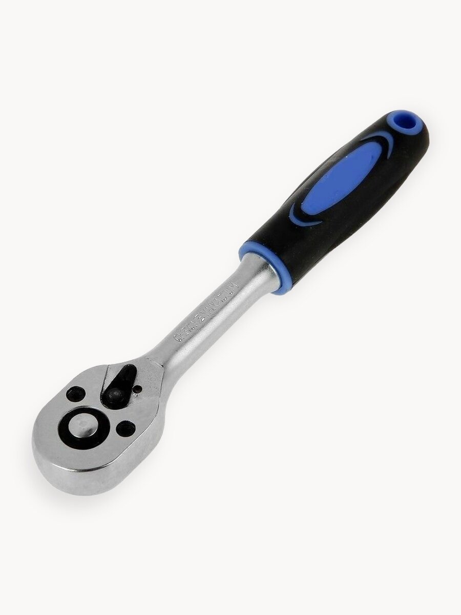 Ключ трещотка 3/8", с переключателем, на 24 зуба, реверсивная