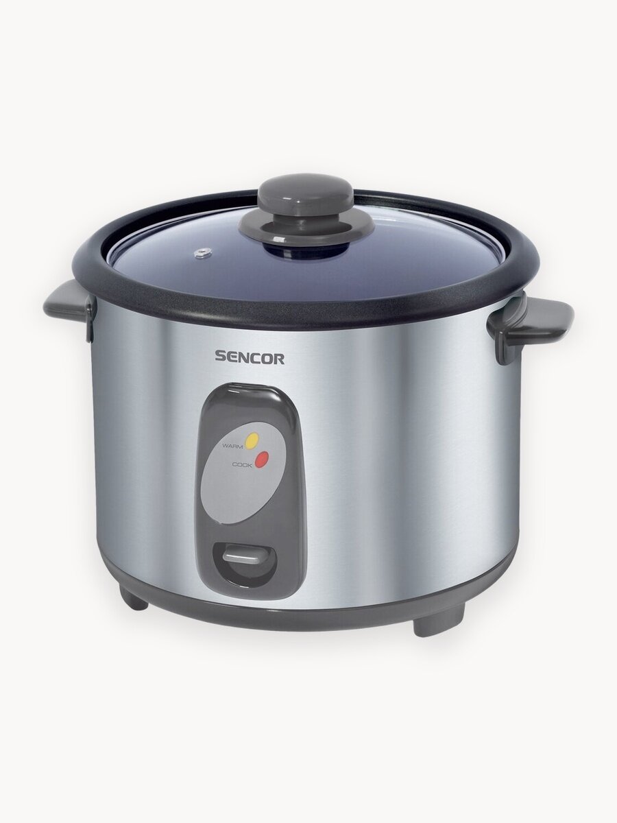 Рисоварка Sencor SRM 1800SS, объем 1.8 л, мощность 700 Вт, автоподогрев