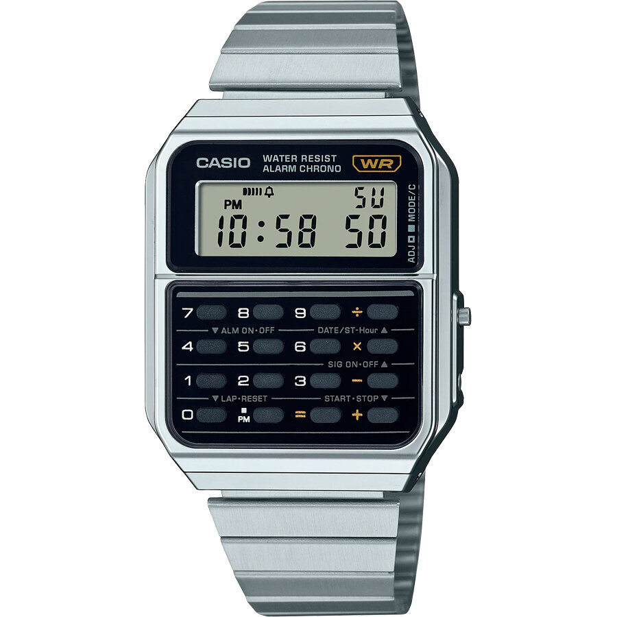 Наручные часы CASIO Vintage, серебристый