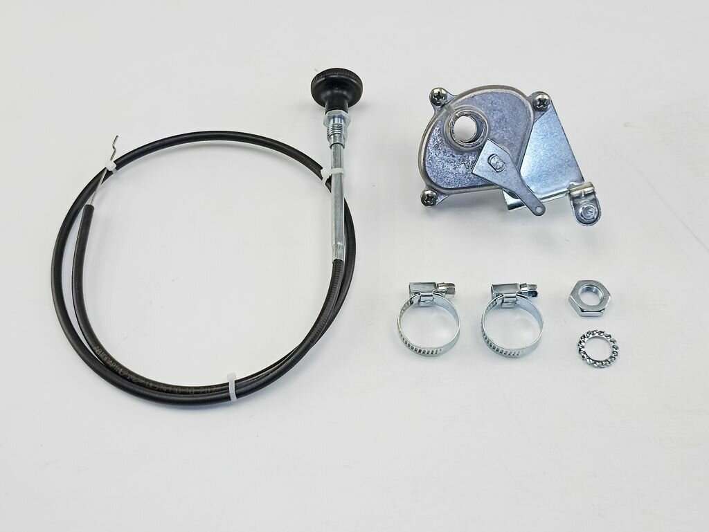 Кран отопителя для а/м УАЗ 452, для двигателя 4213, 4091, инжектор, установочный комплект с тросом, D - 20 мм