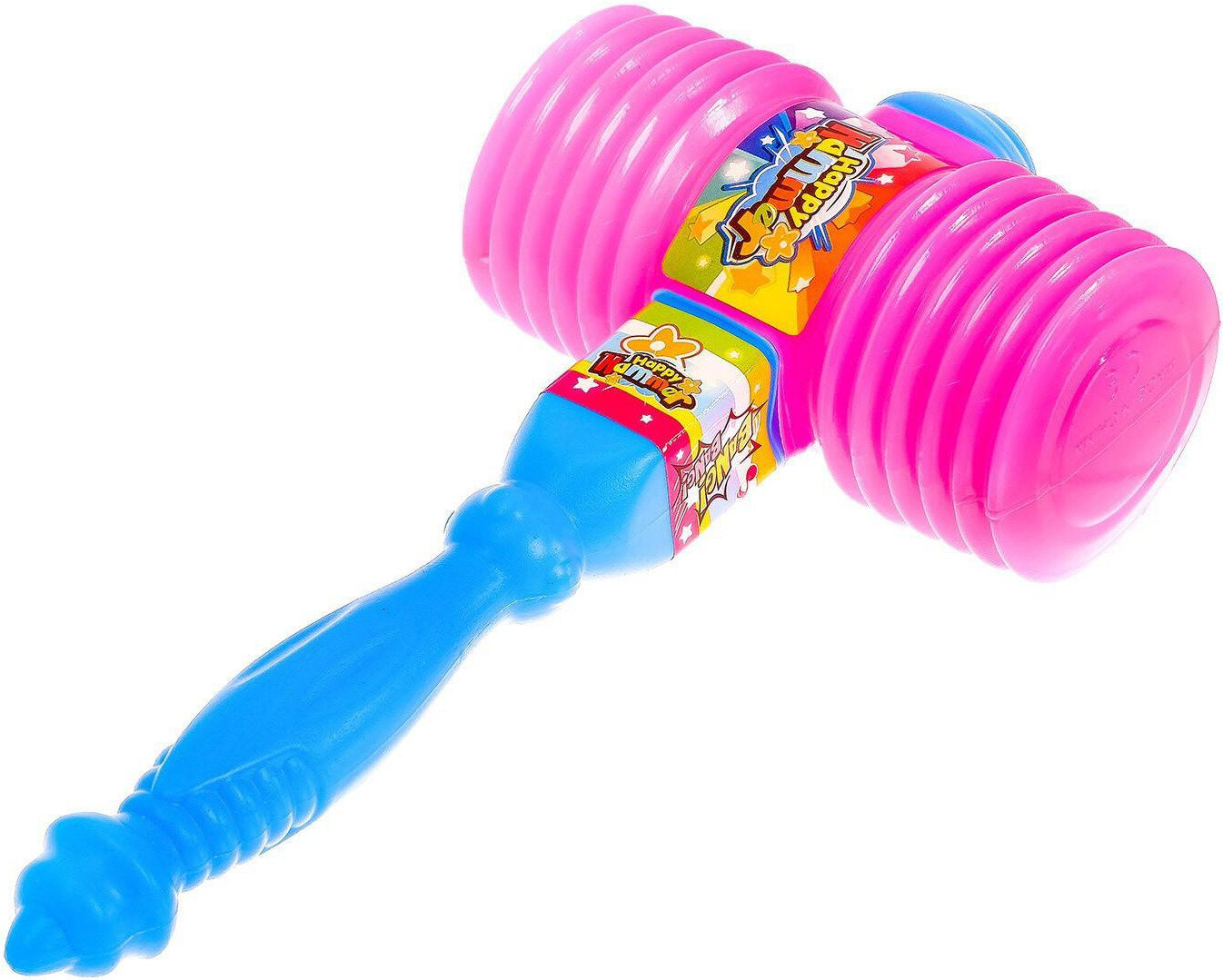 Детский молоток-пищалка "Бам-Бам", стучалка, развитие моторики, цвета микс