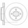 SANGSIN BRAKE SD4253 Диск тормозной, передний