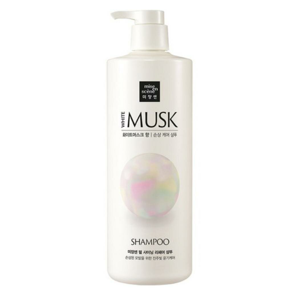 Шампунь для волос с жемчужной пудрой и ароматом белого мускуса Mise En Scene Pearl Shining Repair White Musk Shampoo (1000 мл)
