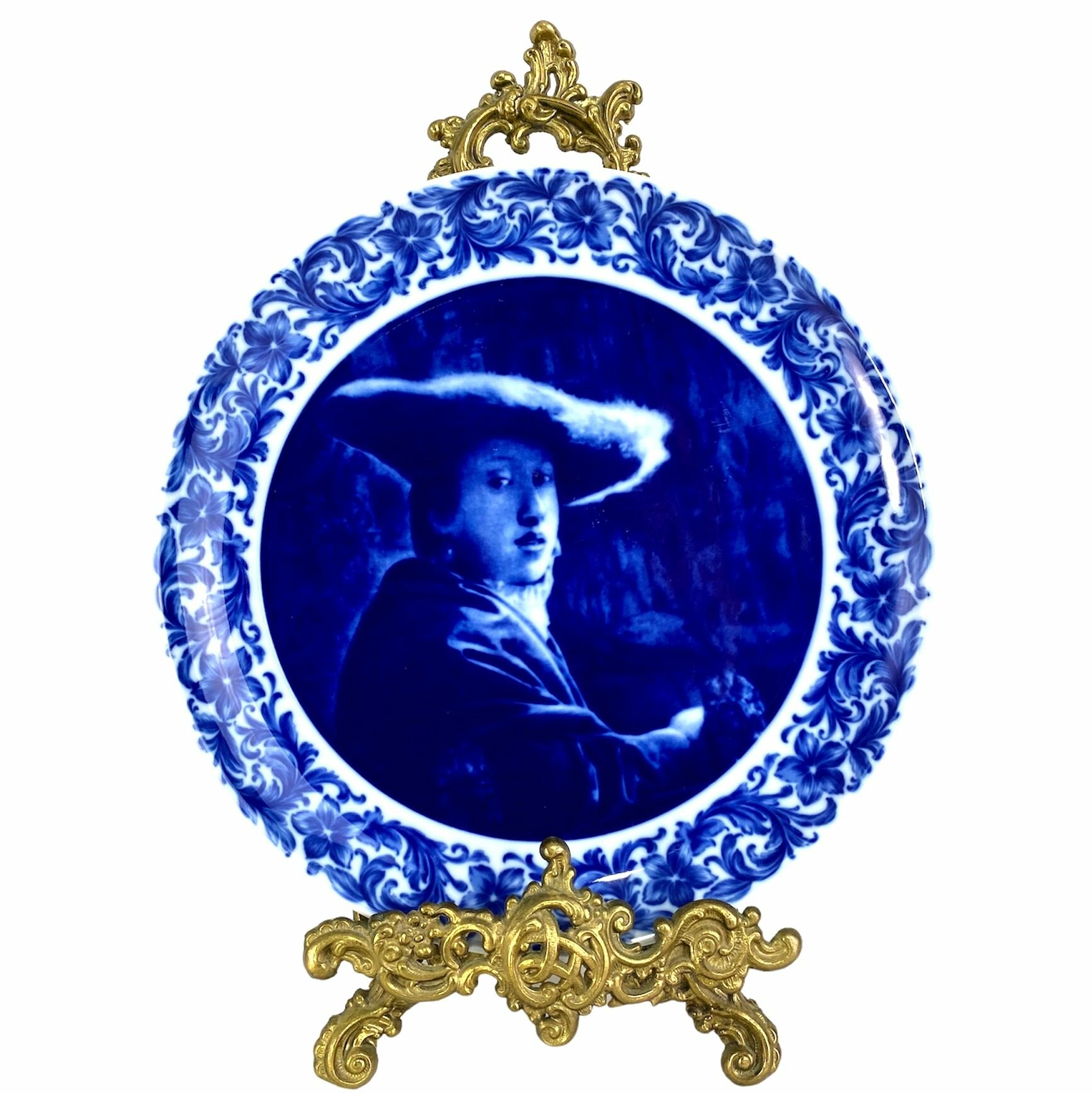 Декоративная тарелка Леди в шляпе Berlin Design. Германия