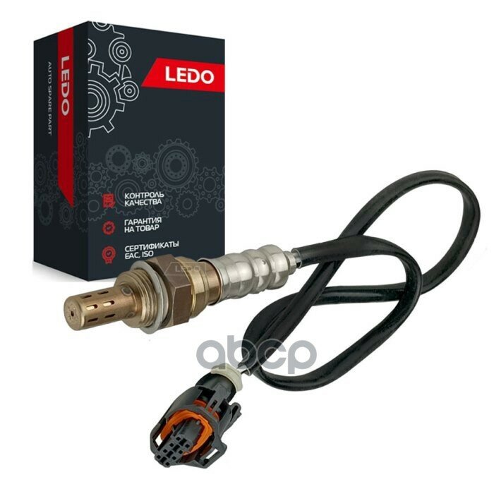 Лямбда-зонд OPEL Astra G/H/Corsa C/Meriva/Omega/Signum/Tigra/Vectra B/c/Zafira A/B, SAAB 9-3 1.6-2.2 99-> LEDO арт. 80036LSO