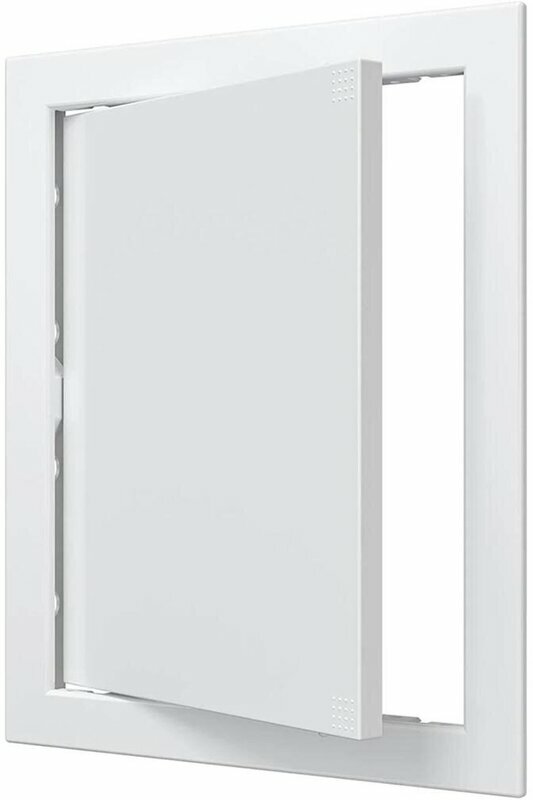 Люк ревизионный AURAMAX AD2025, 218 х 268 мм, фланец 196 х 246 мм, нажимной, пластик