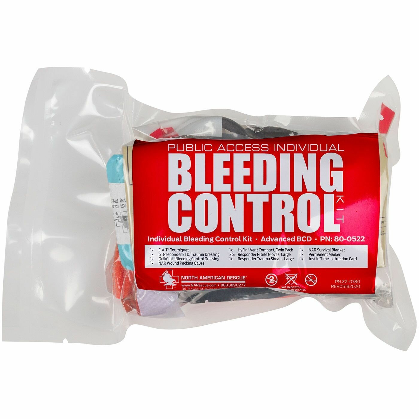 Аптечка (IFAK) NAR Individual Bleeding Control Kit (Advanced BCD 80-0522) (США)