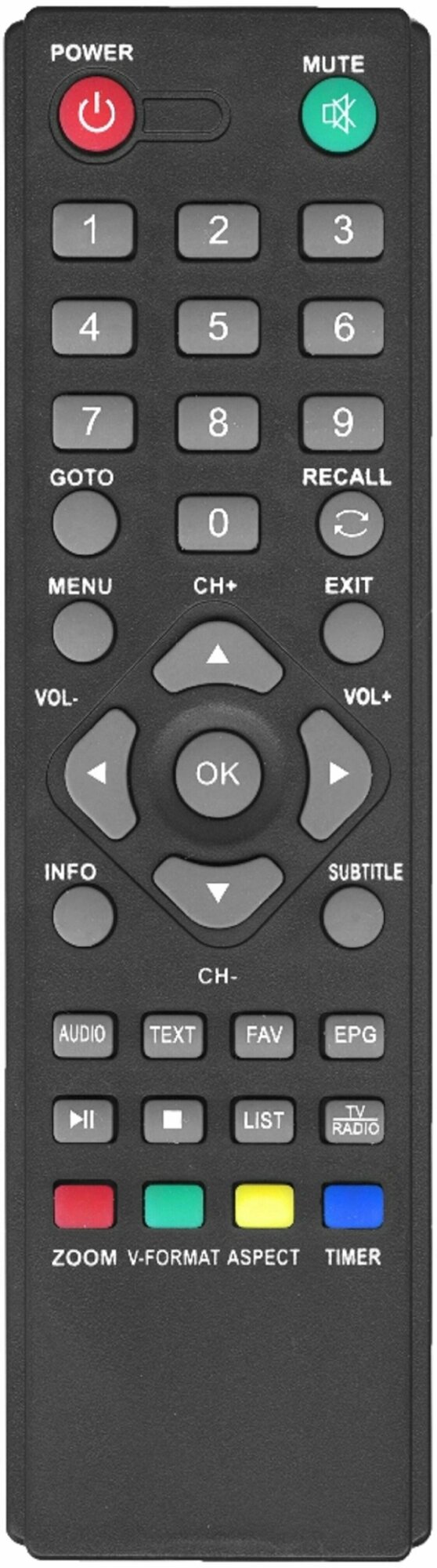 Пульт для ресиверов и приставок CADENA CDT-100