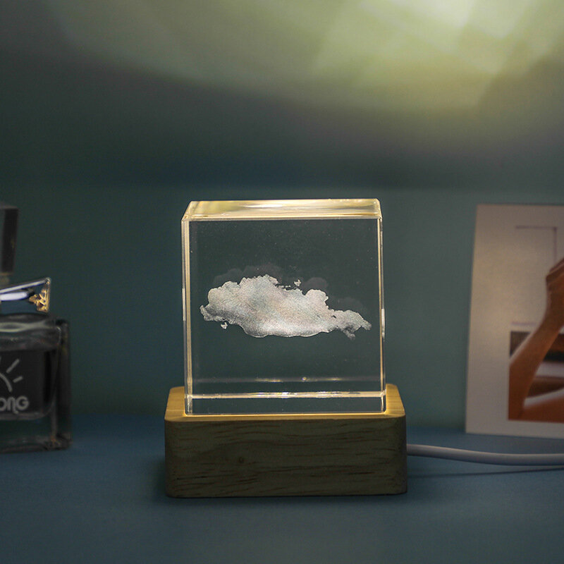 Украшение в виде куба 5 см, мини ночник