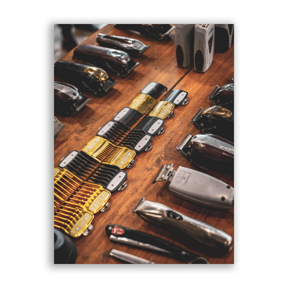 Постер, плакат на бумаге / Для Барбершопа / Размер 80 x 106 см