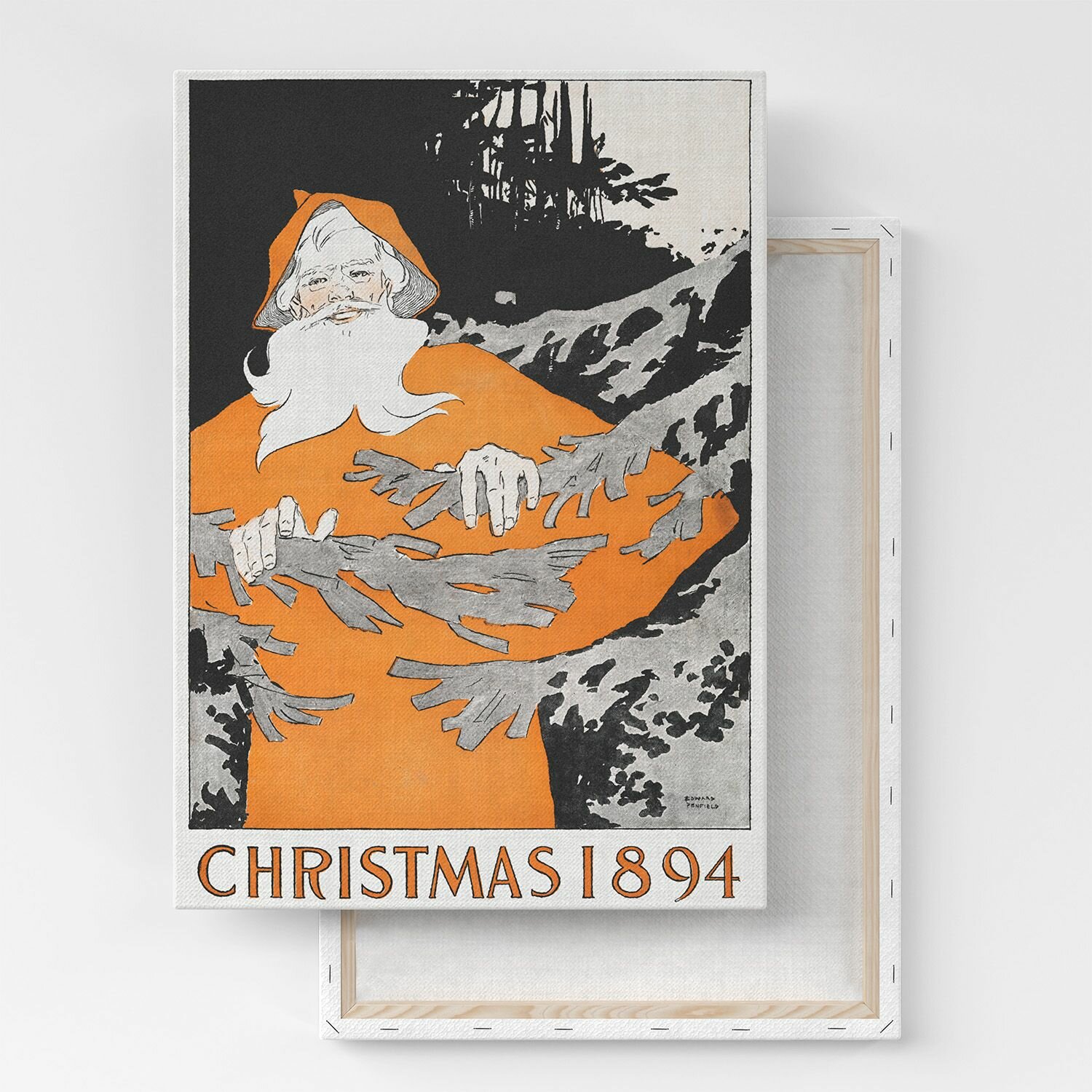 Картина на холсте, репродукция / Эдвард Пенфилд - Vintage Christmas / Размер 60 x 80 см