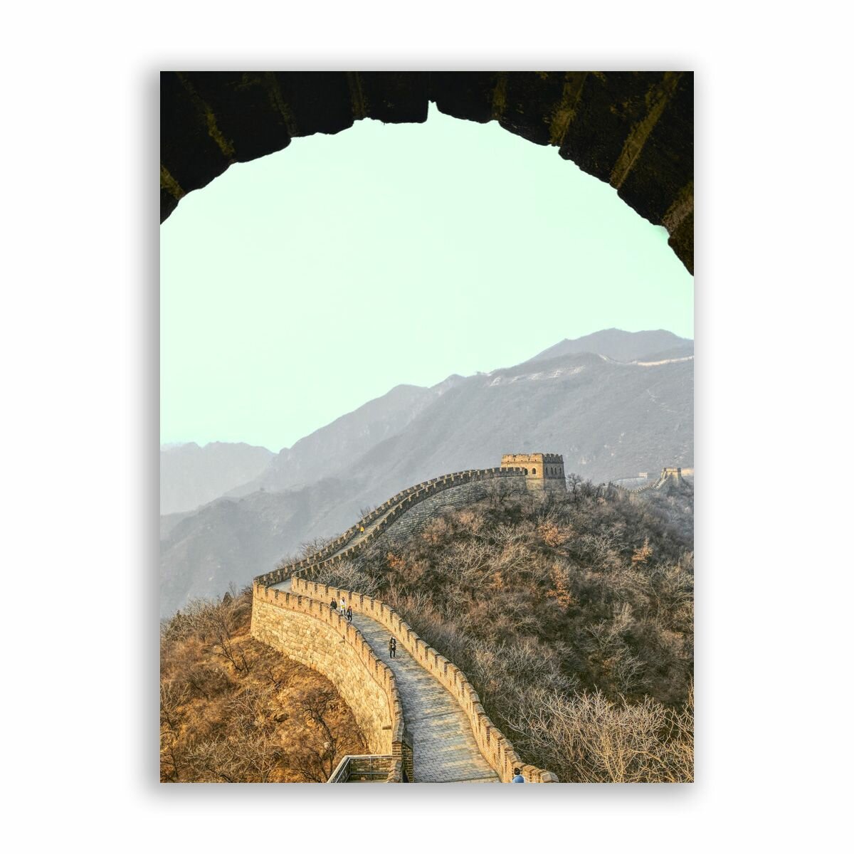 Постер, плакат на бумаге / Природа Китая - Великая Китайская стена / Размер 30 x 40 см
