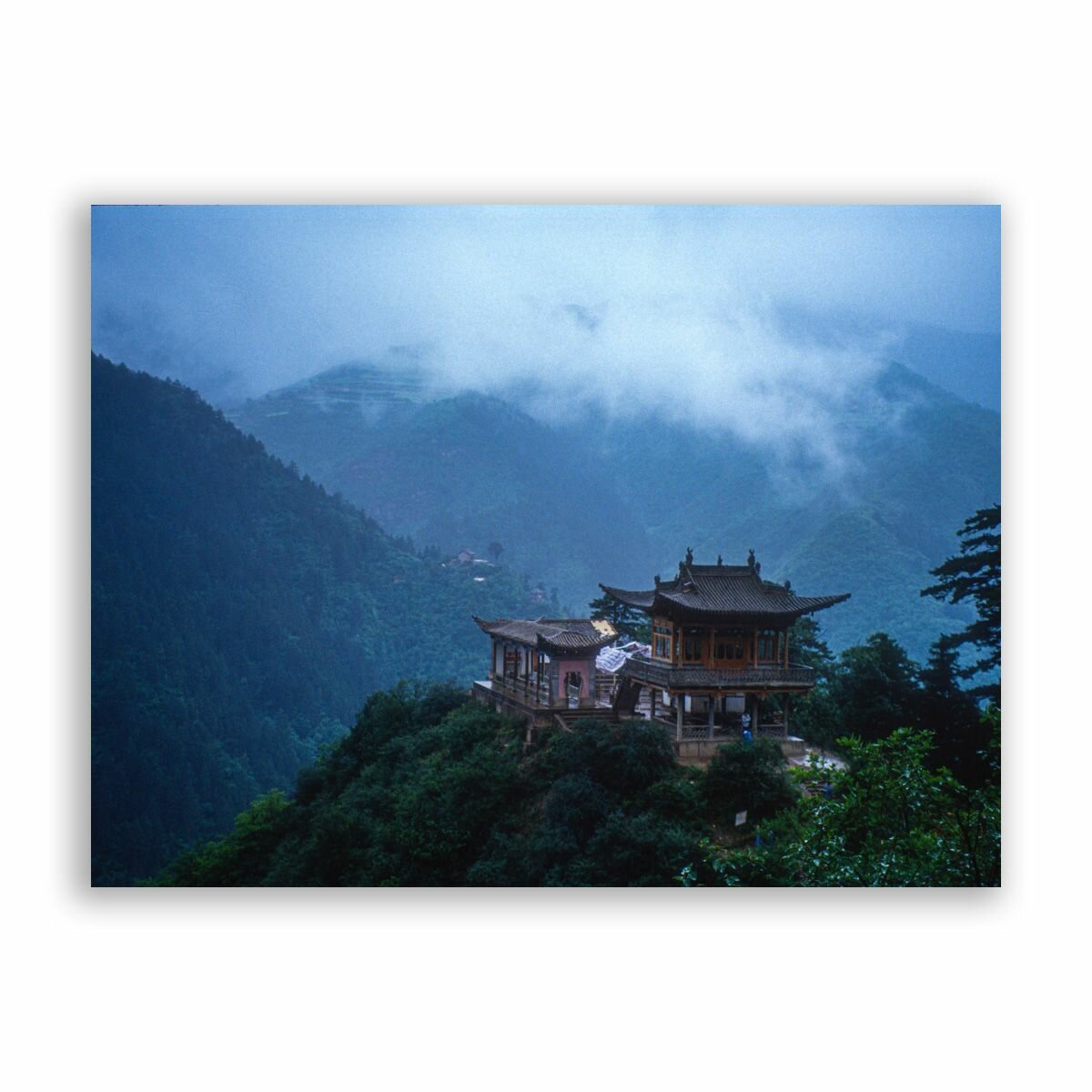 Постер, плакат на бумаге / Природа Китая - Горы / Размер 80 x 106 см