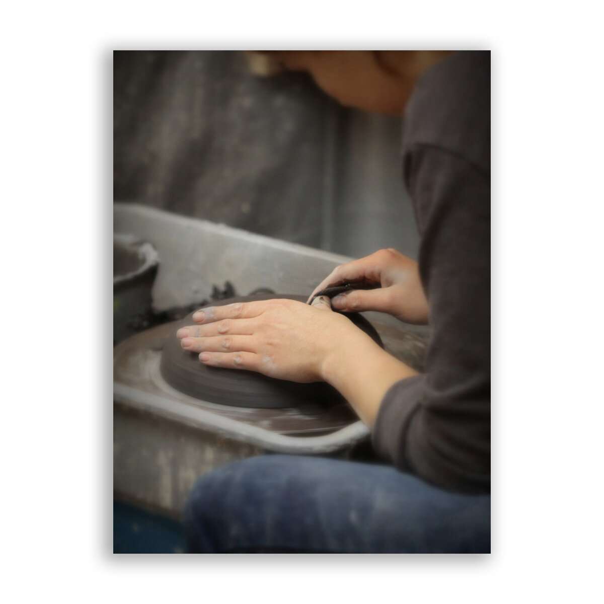 Постер, плакат на бумаге / Для гончарной мастерской / Размер 40 x 53 см