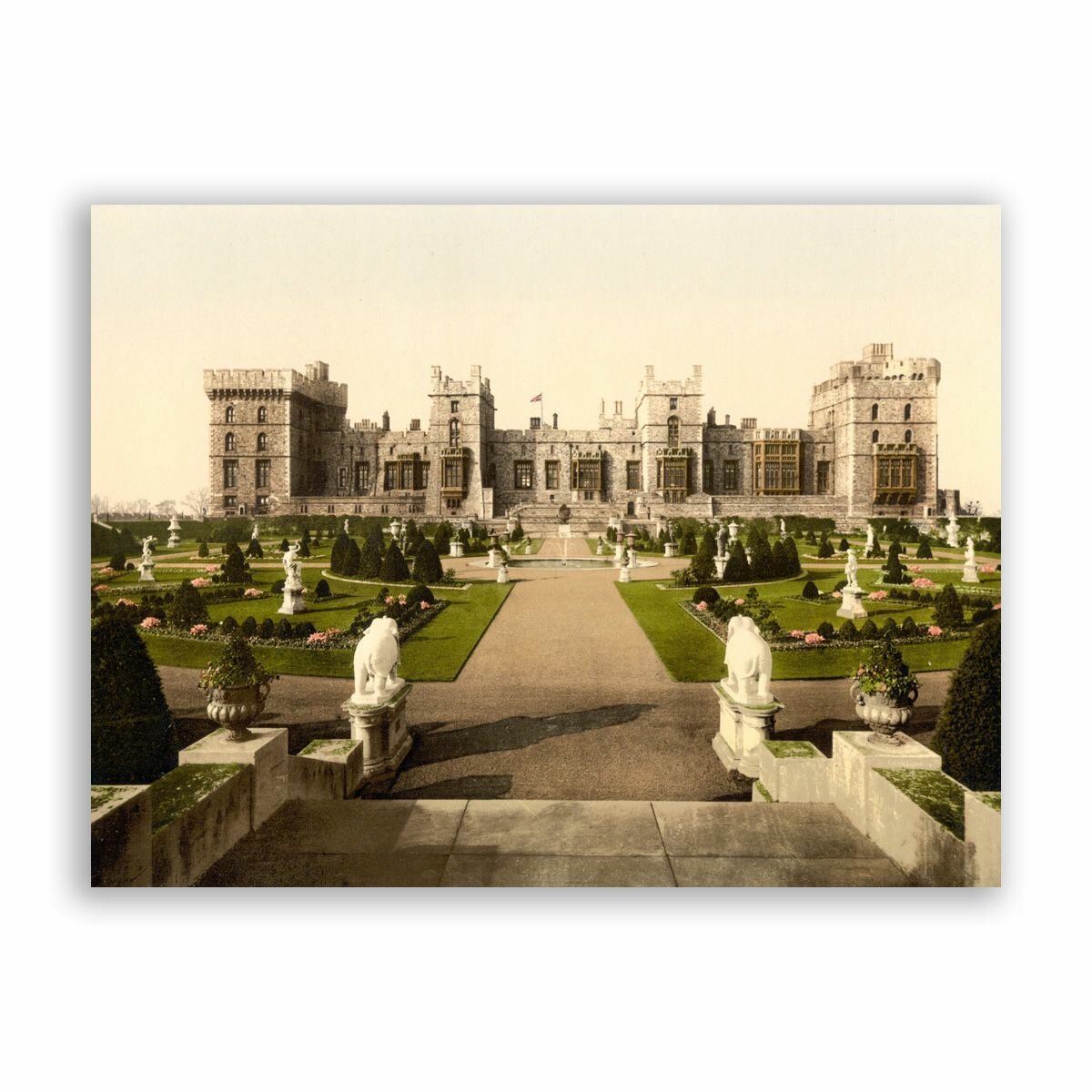Постер, плакат на бумаге / Windsor, East Terrace, England / Размер 30 x 40 см