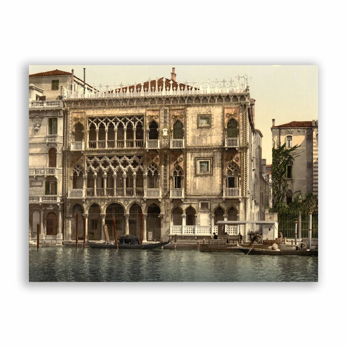 Постер, плакат на бумаге / The Golden House, Venice, Italy / Размер 60 x 80 см