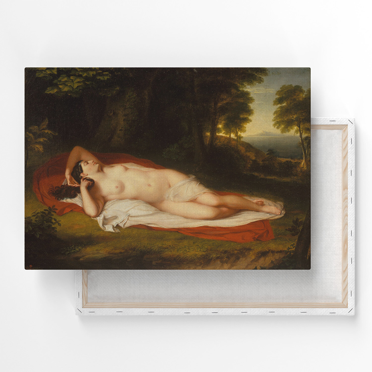 Картина на холсте, репродукция / Ашер Браун Дюран - Ariadne / Размер 80 x 106 см