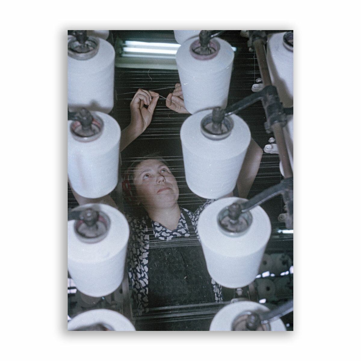 Советский постер, плакат на бумаге / Советские рабочие / Размер 40 x 53 см