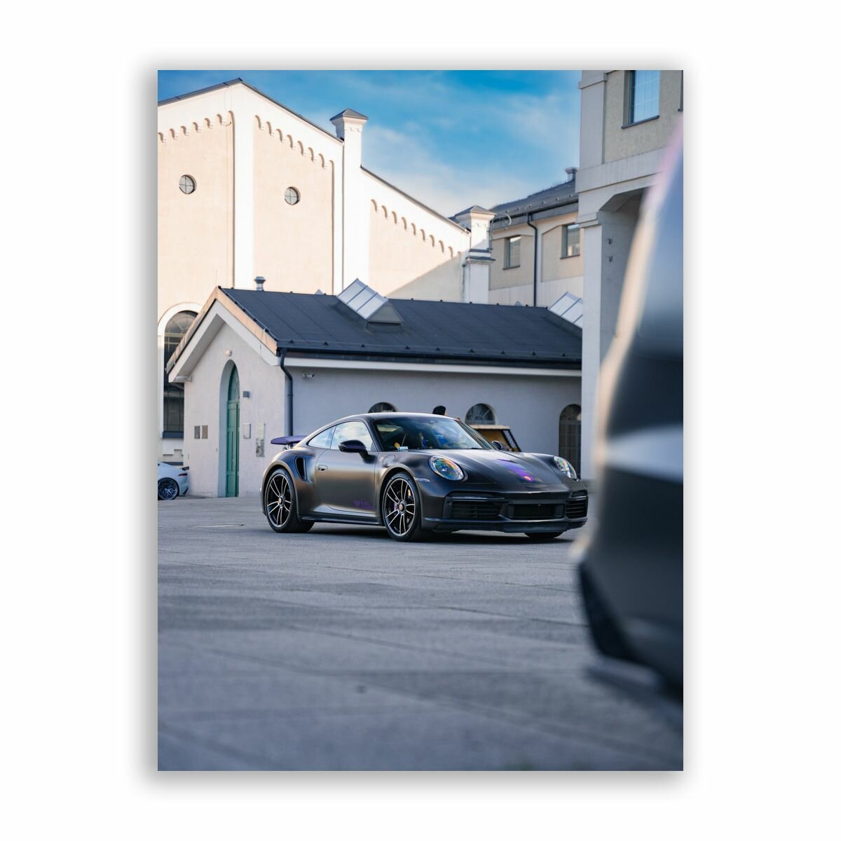 Постер, плакат на бумаге / Порше / Размер 80 x 106 см
