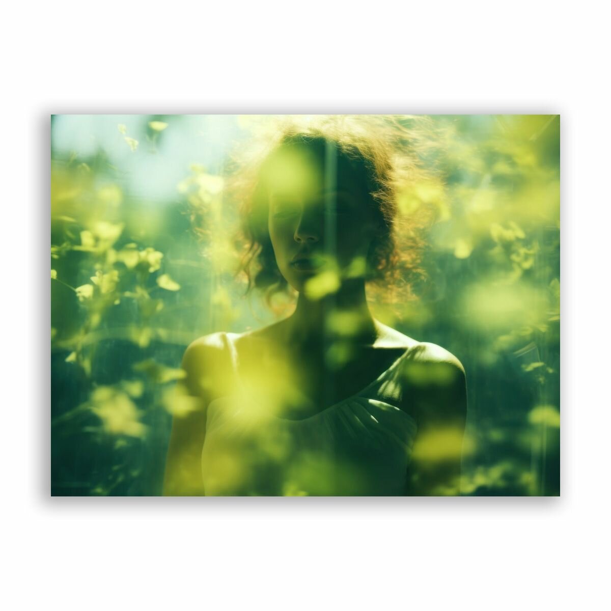 Постер, плакат на бумаге / AI Девушка / Размер 40 x 53 см